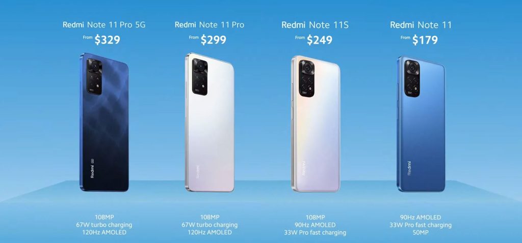 HWzone - ארבע הכרזות ואחד שכבר נחת בישראל: משפחת ה-Redmi Note 11 של Xiaomi